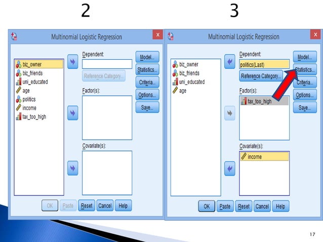 Multinomial Logistic Regression Analysis | PPTX