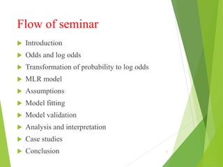 Multinomial Logistic Regression Analysis | PPTX
