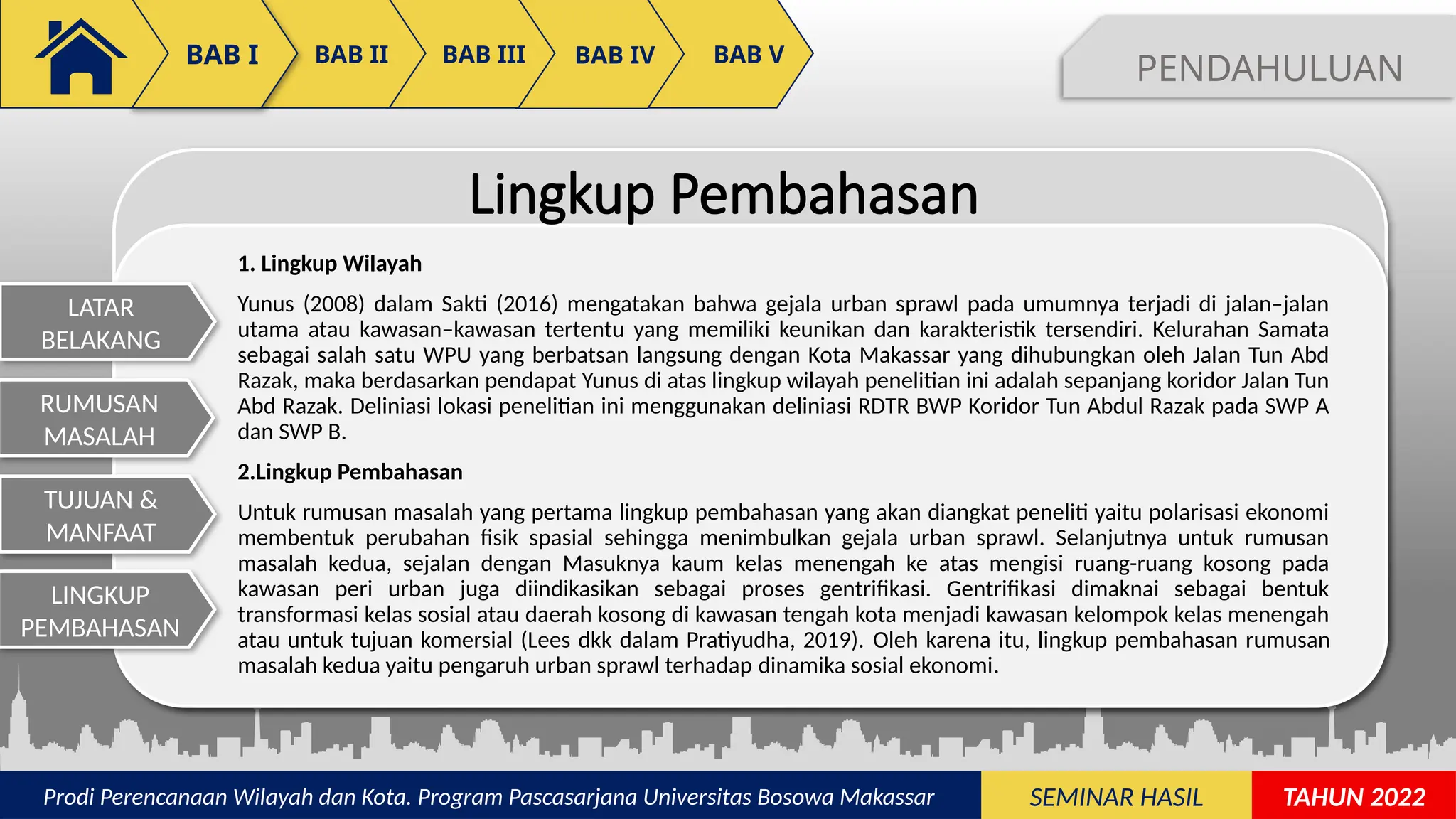 Dampak Urban Sprawl (studi kasus koridor jalan tun abd razak).pptx