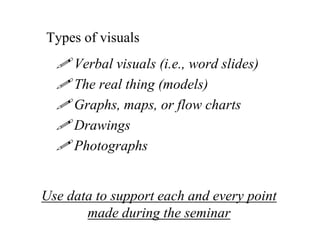 how to deliver seminar | PPT