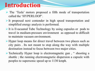 Seminar hyperloop | PPTX