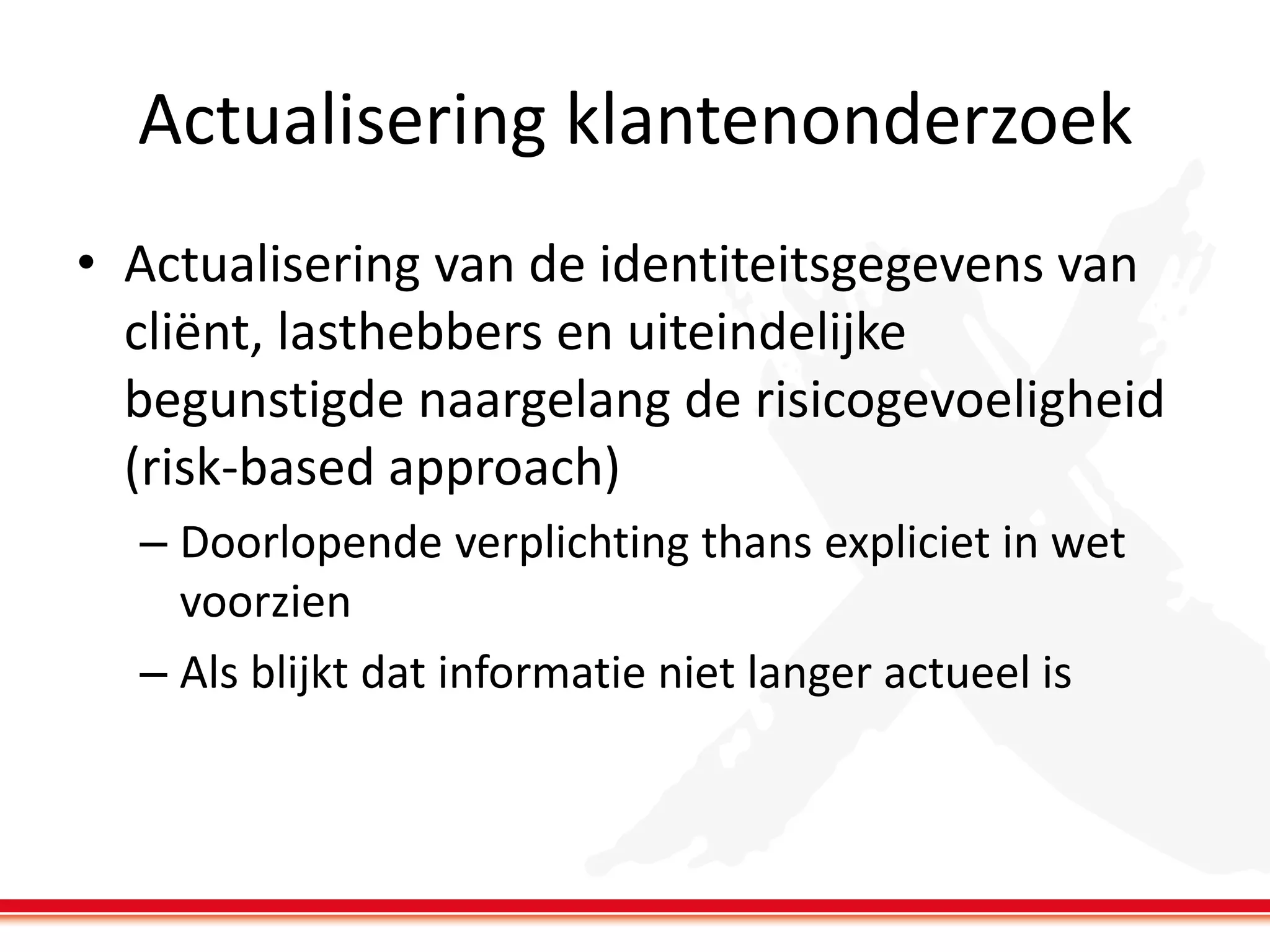 Preventieve witwaswetgeving | PPT