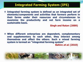 Integrated Farming System-A Holistic Approach for Food and Livelihood ...