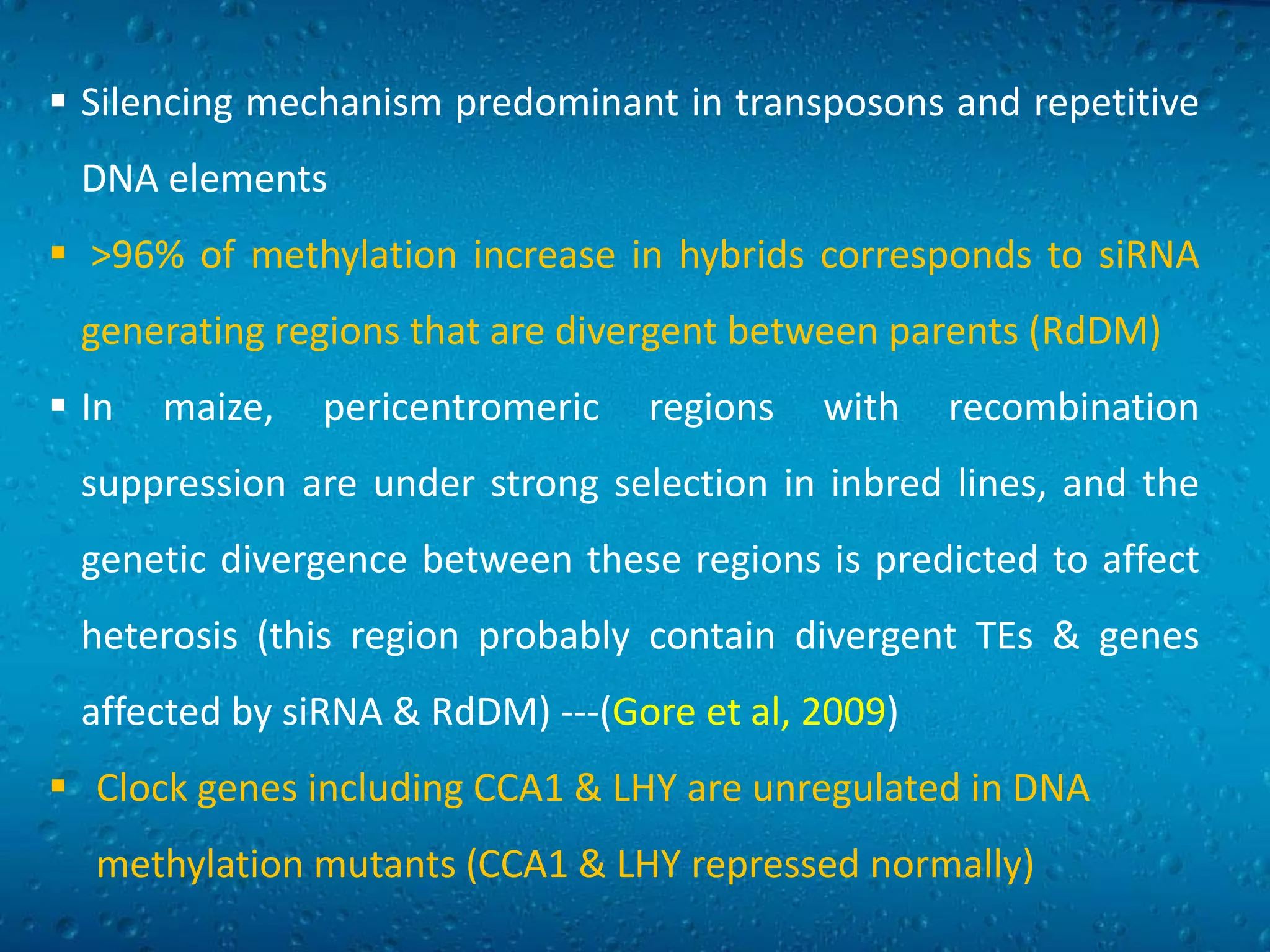 Molecular basis of heterosis in crop plants | PPTX