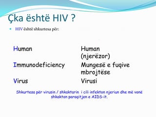 Seminar imunologji AIDS -i | PPTX