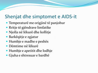 Seminar imunologji AIDS -i | PPTX