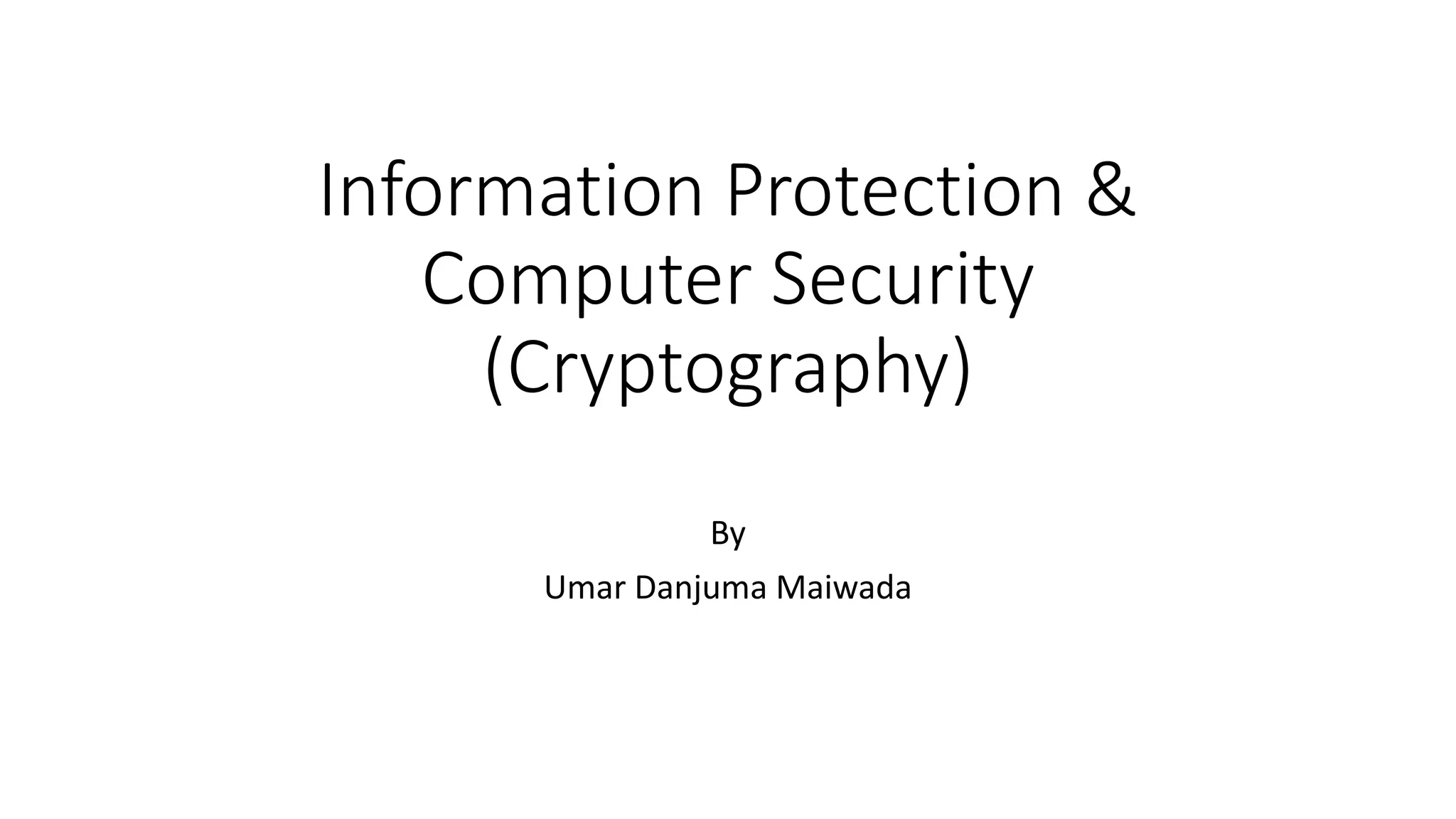 Seminar Information Protection & Computer Security (Cryptography).pptx