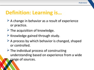 LEARNING VARIATION INSTRUCTIONAL DESIGN | PPT