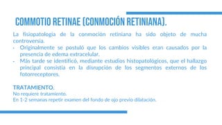Traumatismo ocular | PPTX