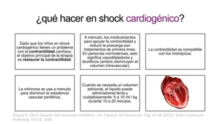 ESTADO DE CHOQUE: TIPOS DE CHOQUE EN PEDIATRÍA | PPTX