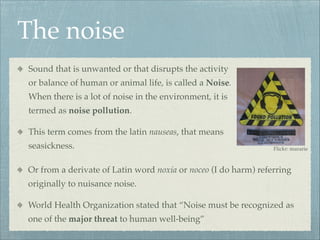 Effects of environmental noise on human health | PDF