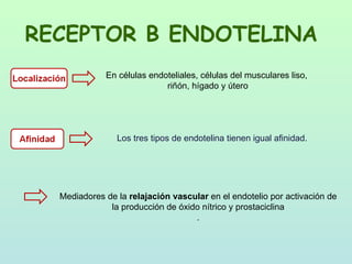 Endotelinas | PPT