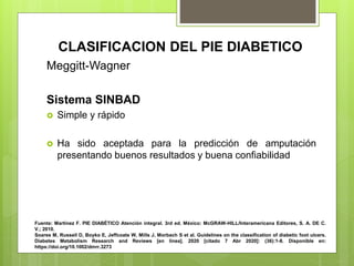 Manejo Medico quirurgico del pie diabetico | PPTX