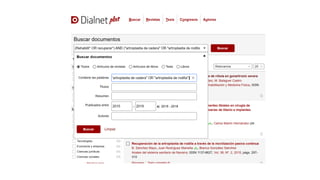 Base de datos Dialnet. Seminario 2 (Presentación) | PPT
