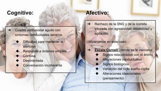 ESFERAS DE LA VALORACIÓN GERIÁTRICA DEL ANCIANO CON DEMENCIA Y ...