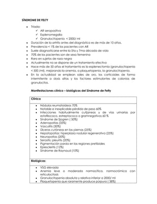 Seminario Artritis Reumatoide | DOCX