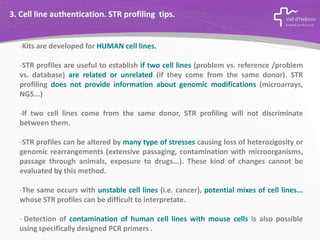 Human Cell Line Authentication. Why is it so important? | PPT
