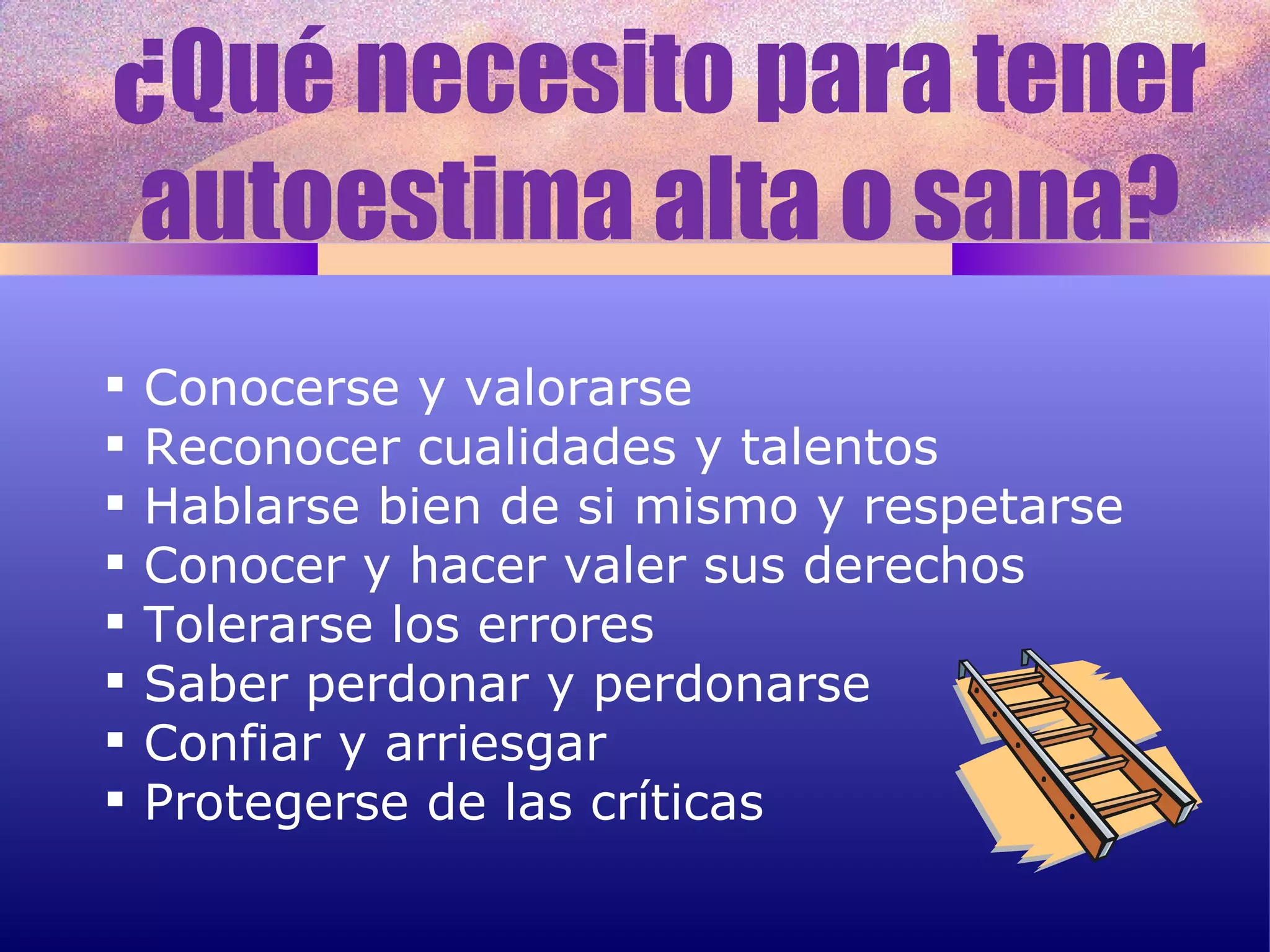 La autoestima en la mujer | PPT