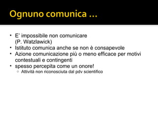 Comunicare la Scienza | PPT