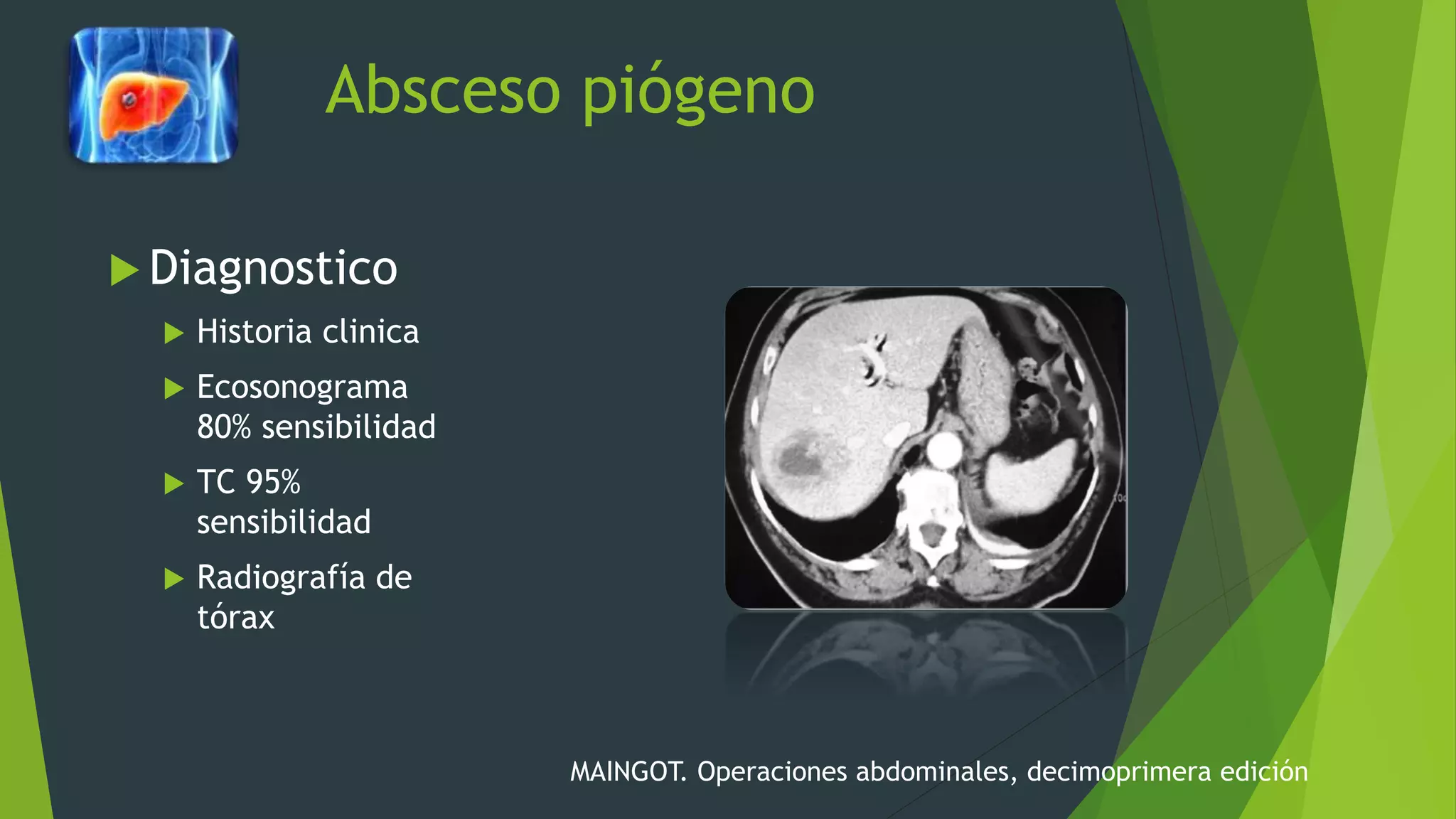 anatomia quirurgca de higado y absceso hepatico | PPT