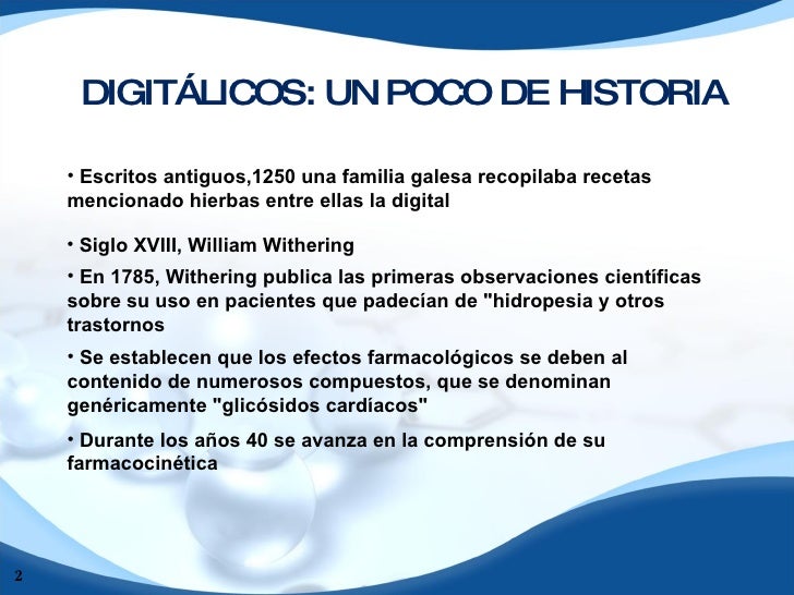 Seminario digitalicos