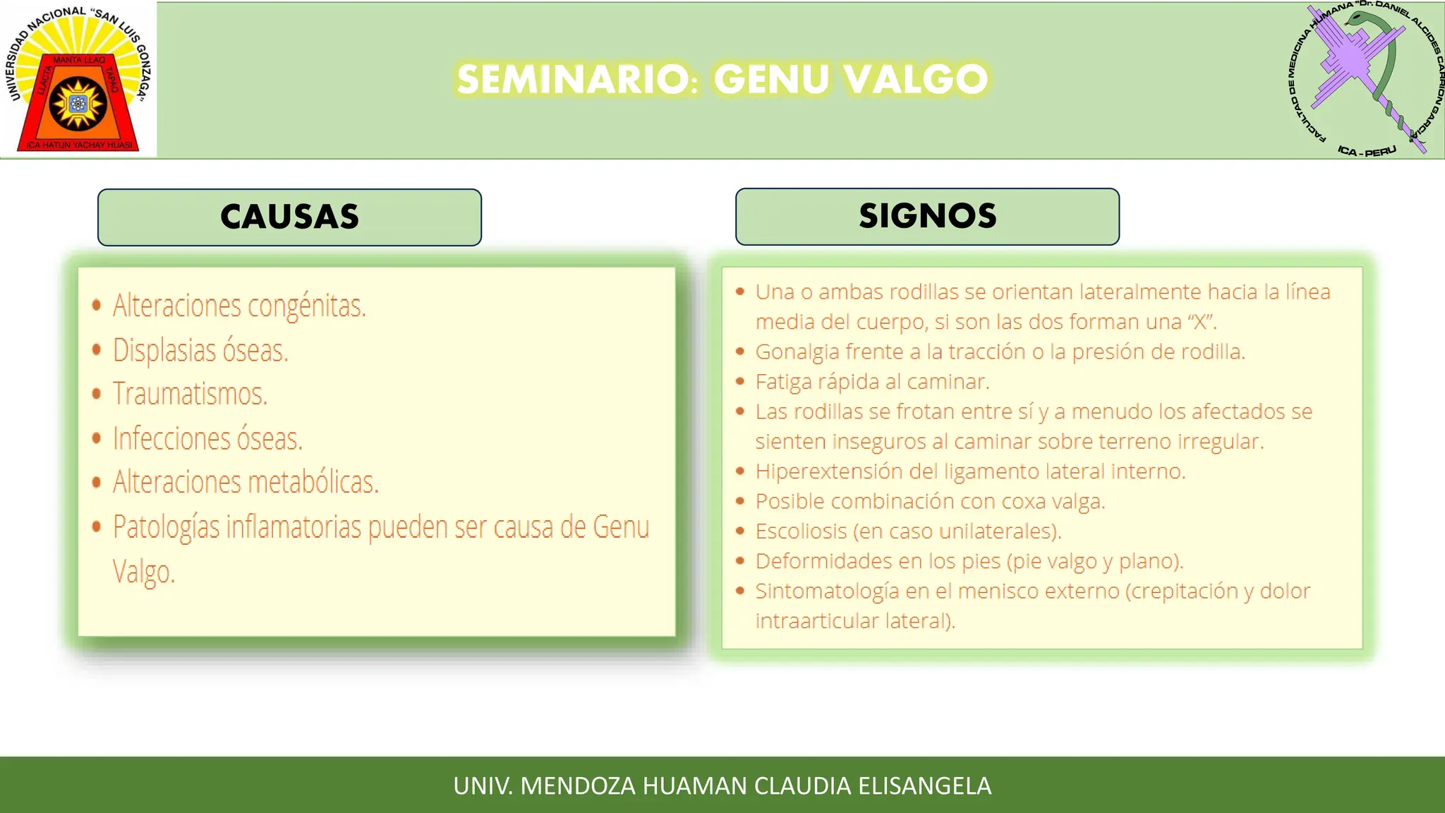 SEMINARIO DISPLASIA CONGENITA DE CADERA^J GENU VARO^J GENU VALGO Y PIE ...