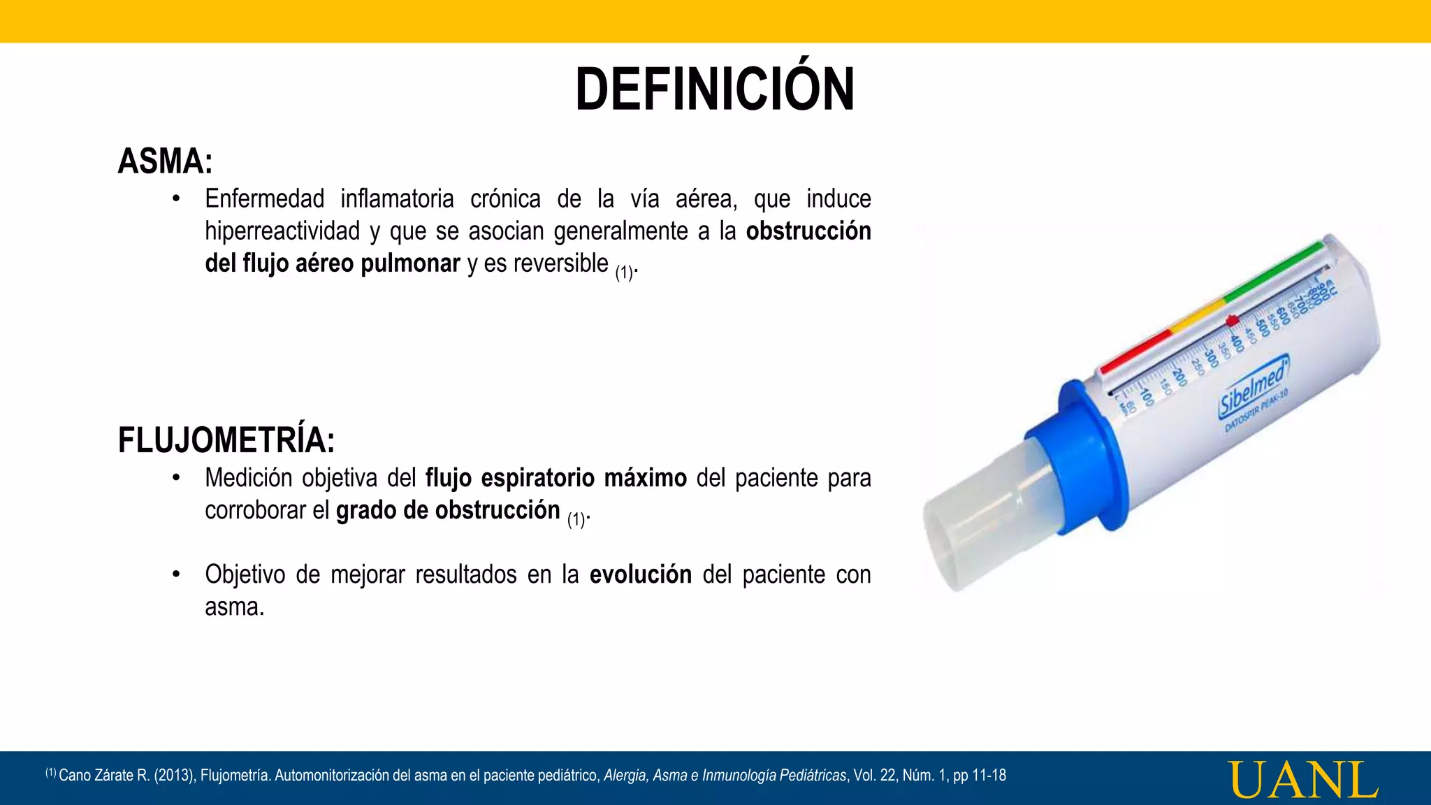 Seminario flujometria en asma mi iii uanl | PPTX