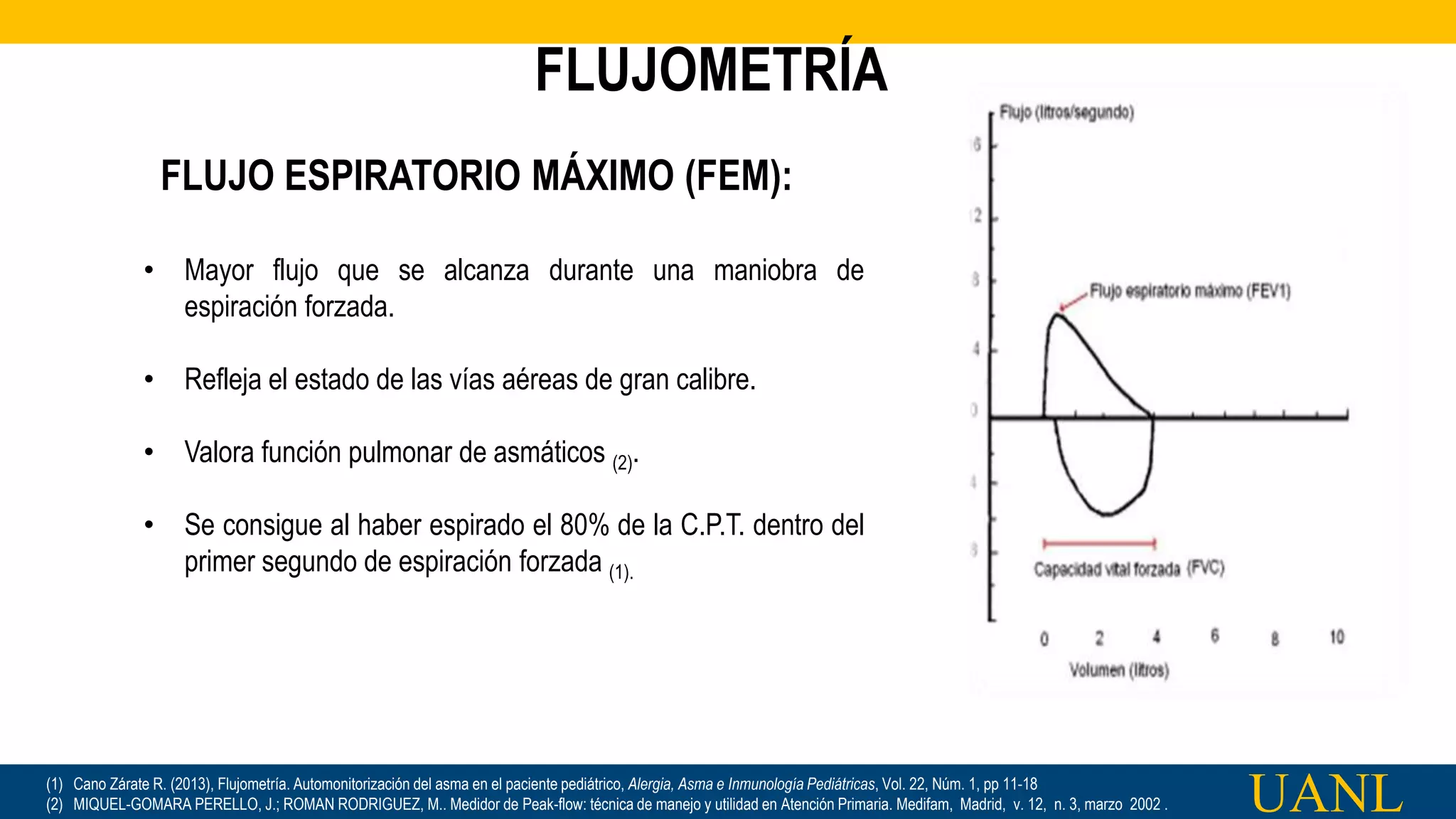 Seminario flujometria en asma mi iii uanl | PPTX