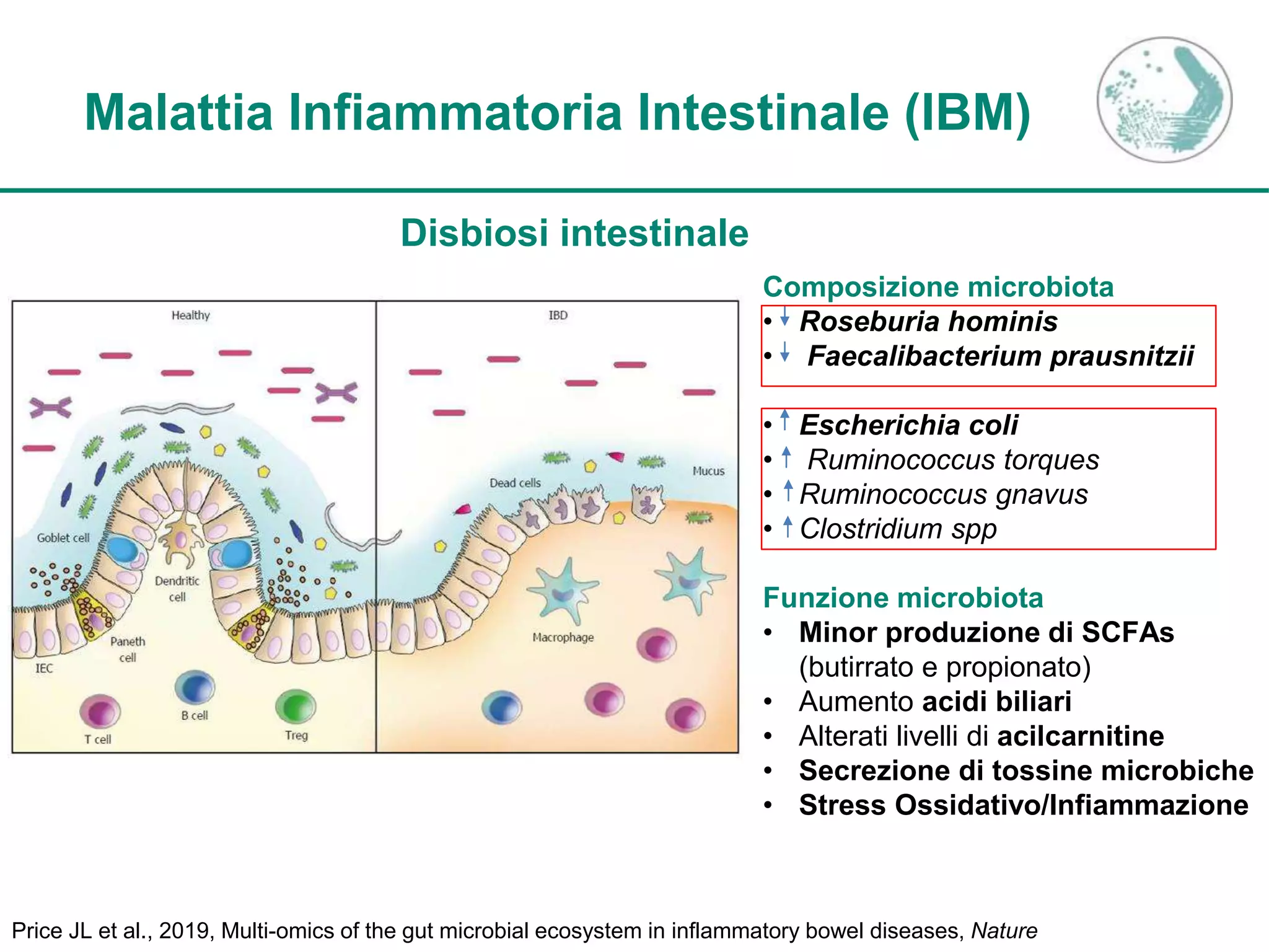 Microbiota intestinale: in salute e in malattia | PPTX