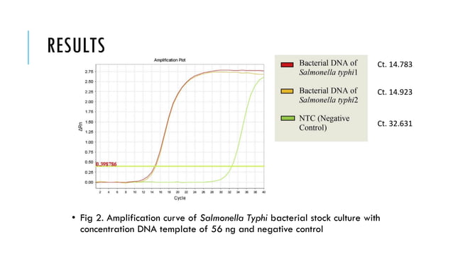 Detection of the Salmonella Typhi bacteria in contaminated egg using ...