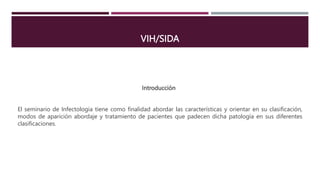seminario VIH SIDA presentación para estudiantes de Pregrado | PPTX