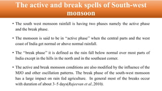 Intraseasonal Variations of Indian Summer Monsoon | PPTX