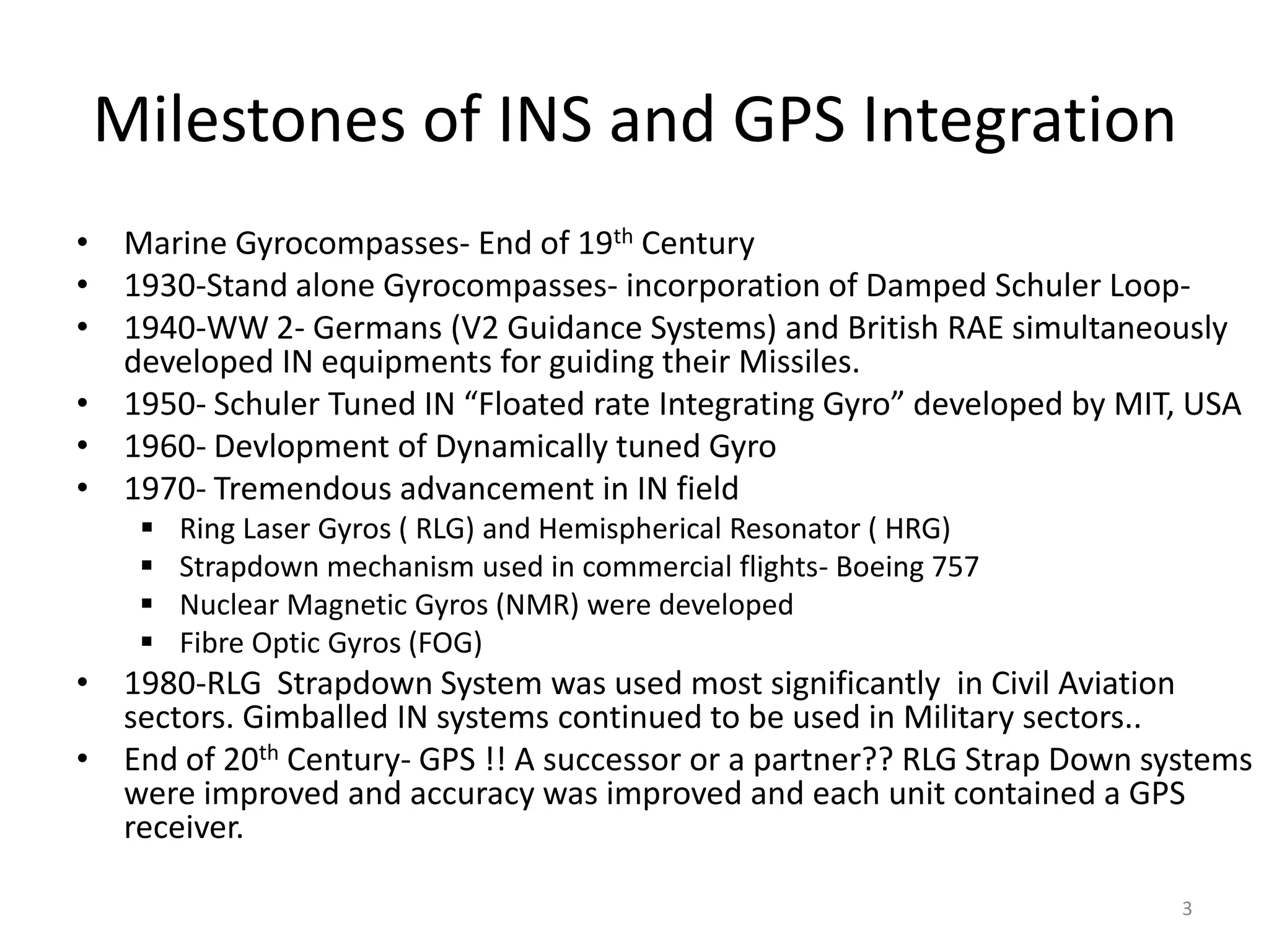 Implementation of INS-GPS | PPTX
