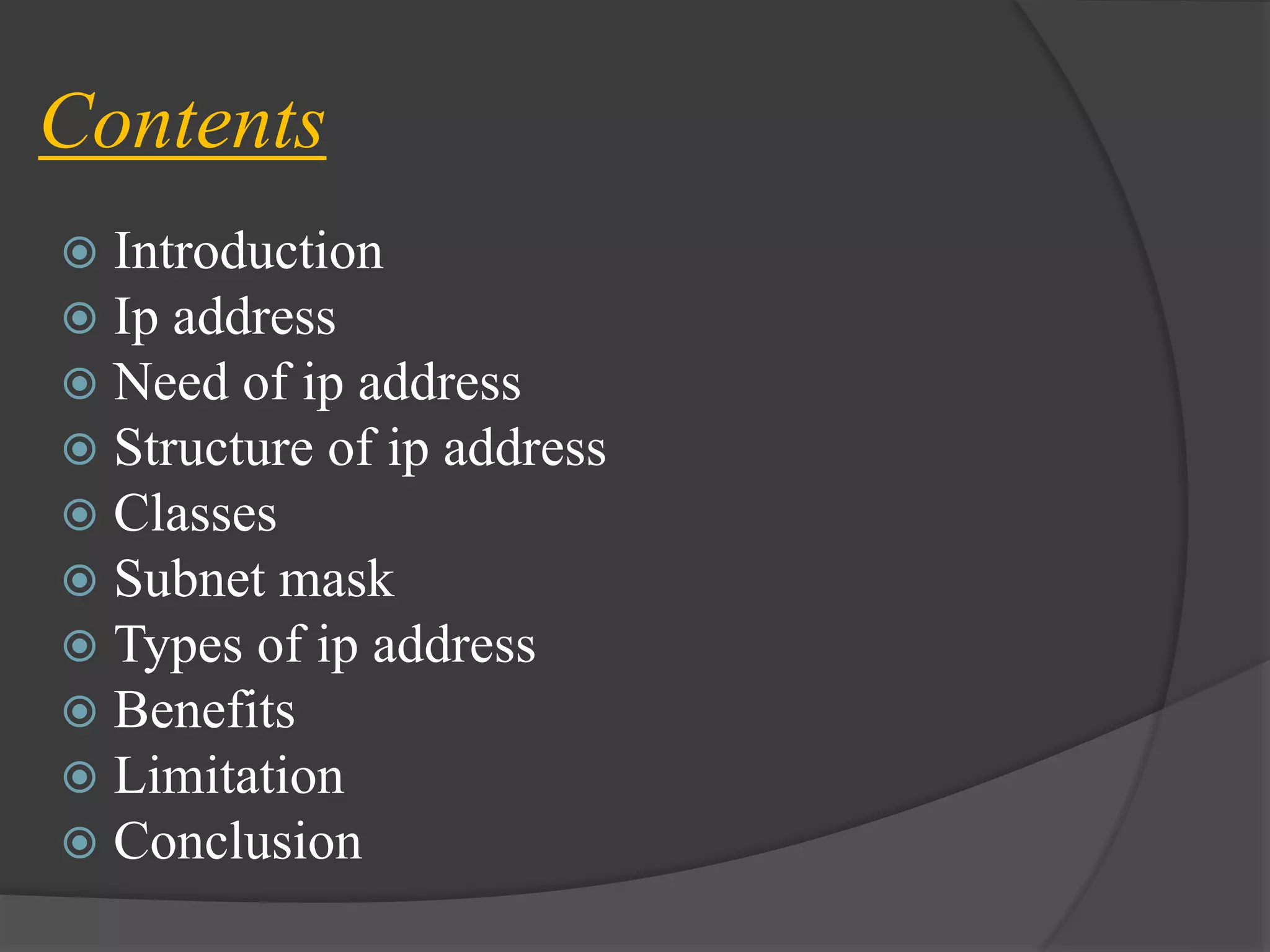 ipv4 (internet protocol version 4) | PPTX