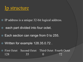 ipv4 (internet protocol version 4) | PPTX