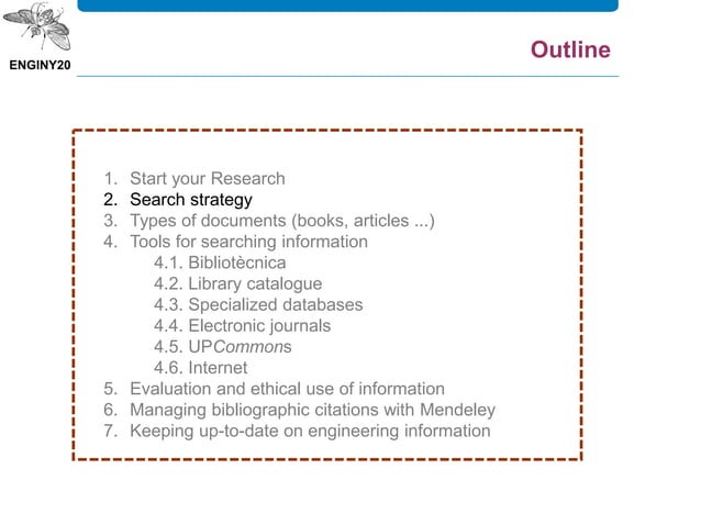 Library research skills in engineering | PPT
