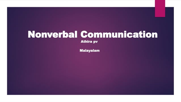 SEMINAR IT.pptx. Non Verbal Communication | PPT