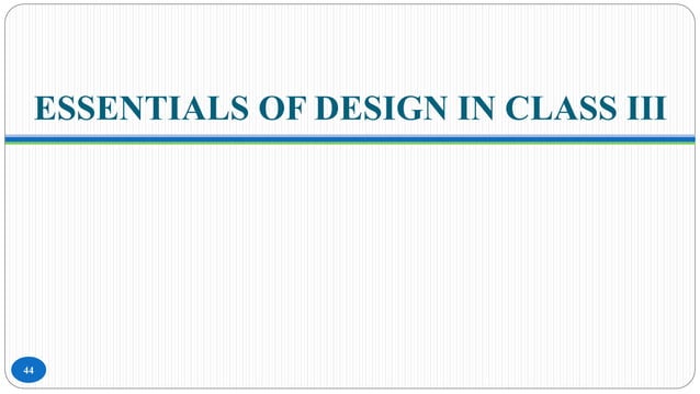 Management of Kennedys Class III Classification | PPTX