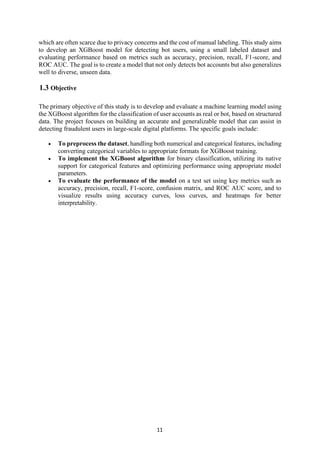 bots vs users classification using XGBOOST algorithm | PDF