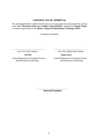 bots vs users classification using XGBOOST algorithm | PDF