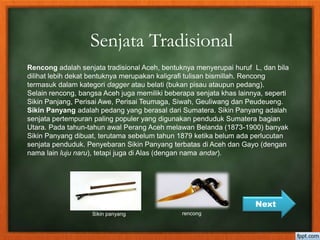 Kebudayaan Aceh II | PPT
