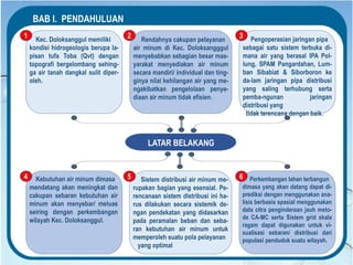 OPTIMALISASI JARINGAN DISTRIBUSI AIR MINUM MELALUI PERENCANAAN DISTRICT ...