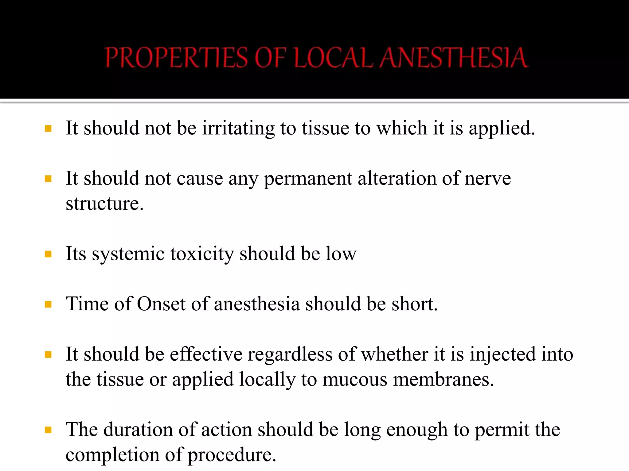 LOCAL ANESTHESIA AND ANATOMICAL LANDMARKS | PPTX