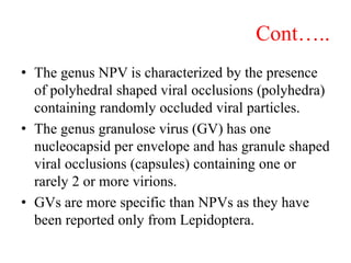 INSECT CONTROL USING BACULOVIRUS VECTOR | PPTX