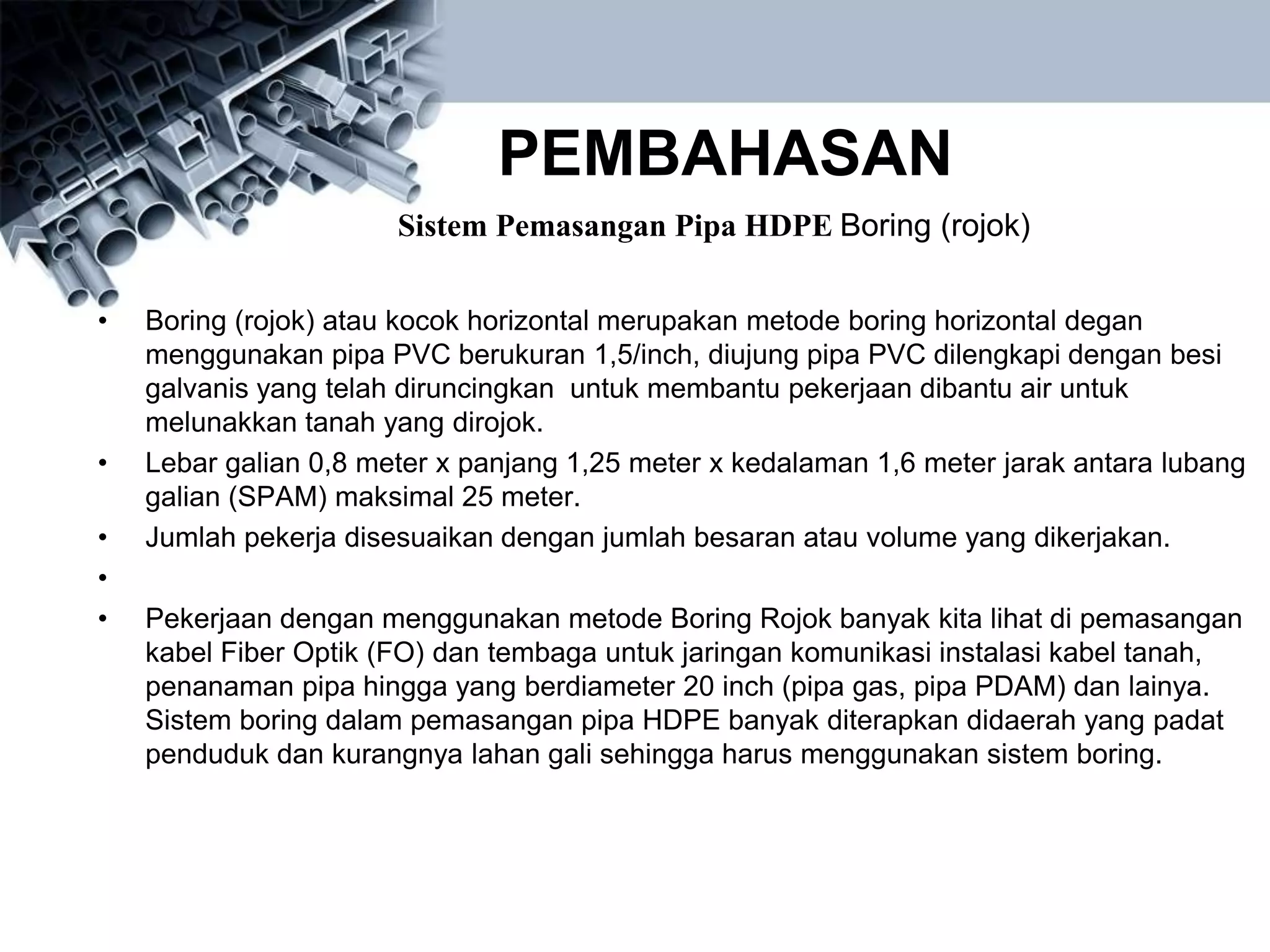 proses pemasangan pipa hdpe pada sistem distribusi spam.pptx