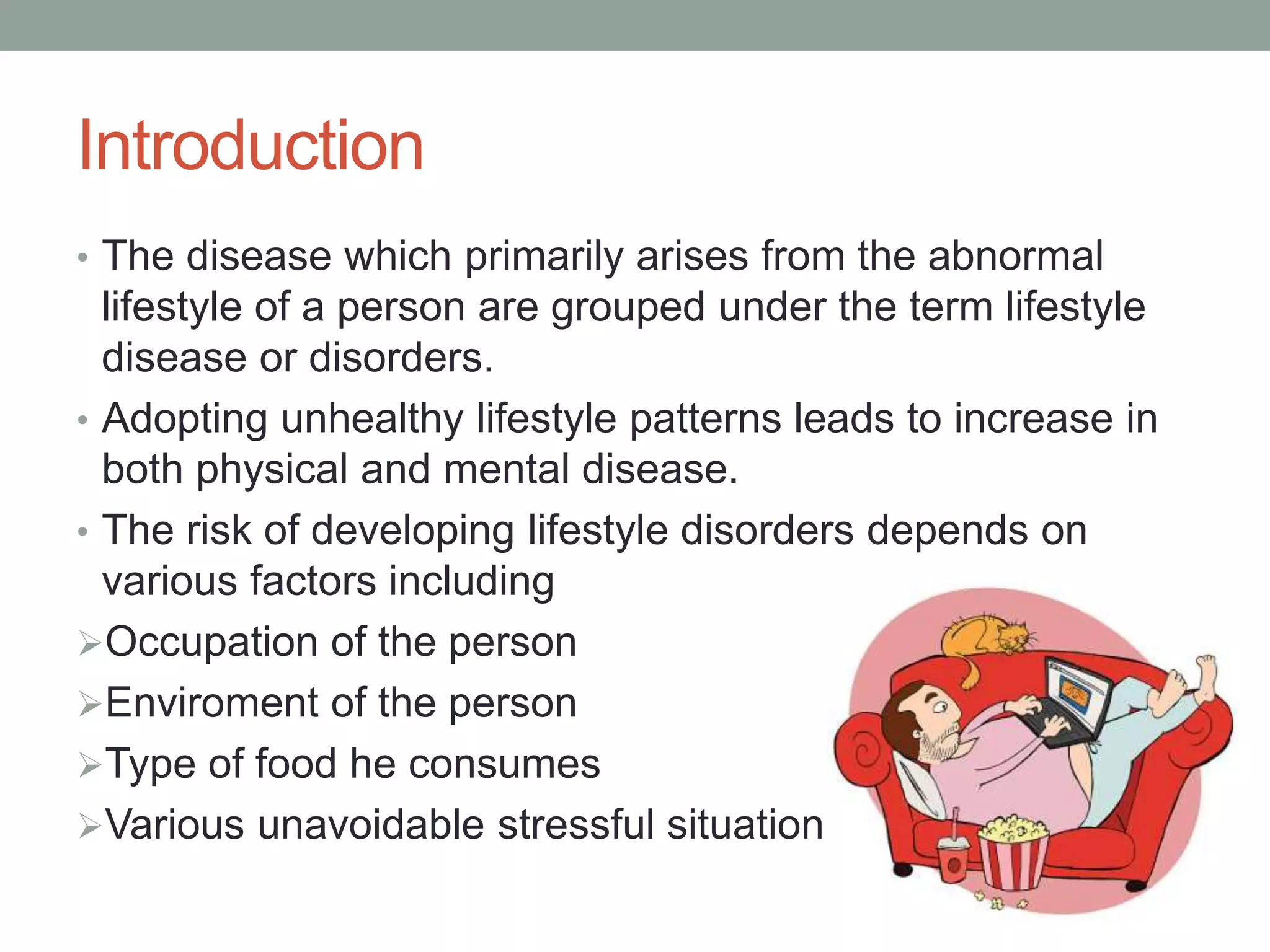lifestyle disorders and its homoeopathic approach | PPTX
