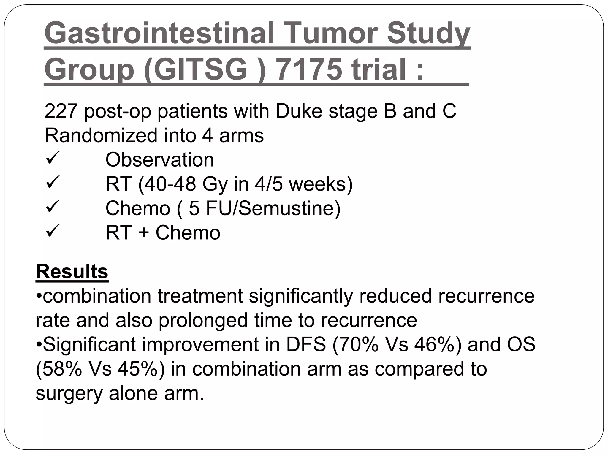 Management of Rectal Cancer | PPTX