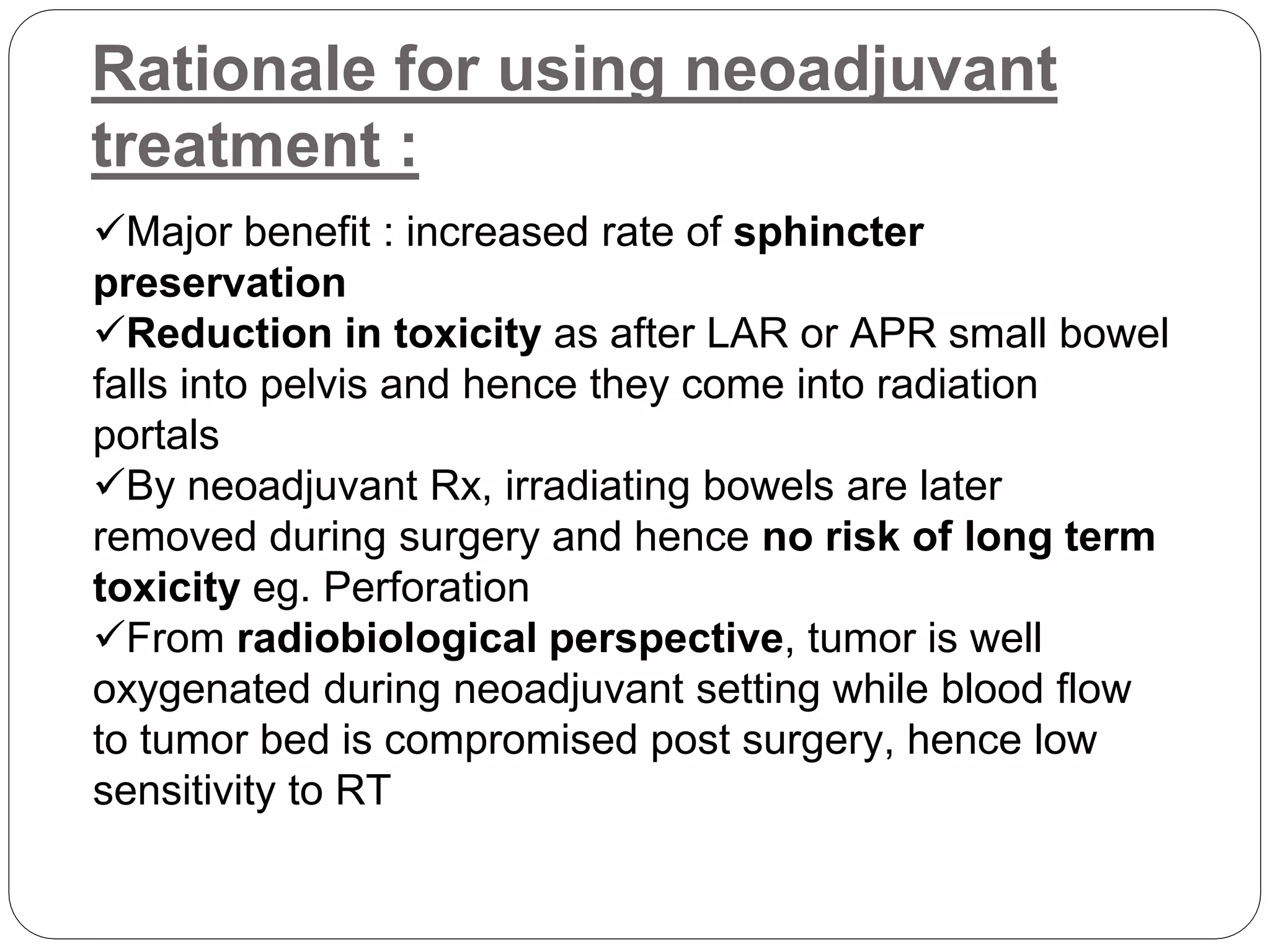 Management of Rectal Cancer | PPTX