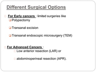 Management of Rectal Cancer | PPTX