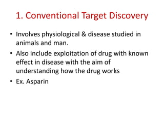 DRUG TARGET DISCOVERY | PPTX